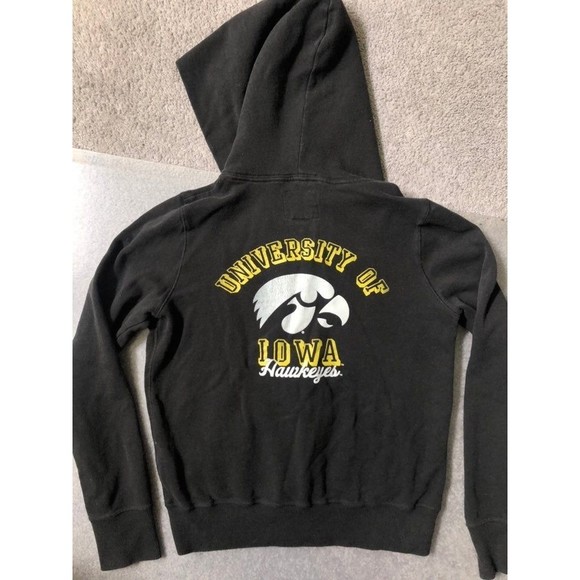 PINK Victoria's Secret | Tops | Vs Pink Iowa Hawkeyes Full Zip Hoodie ...